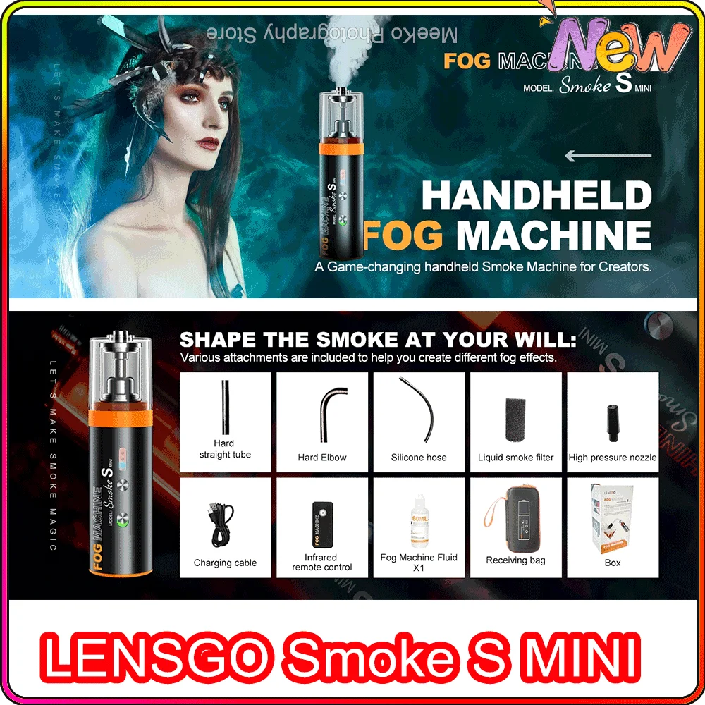 LENSGO-Smoke-S-MINI-15W-Dry-Ice-Smoke-Machine-Photography-Portable-Fog ...
