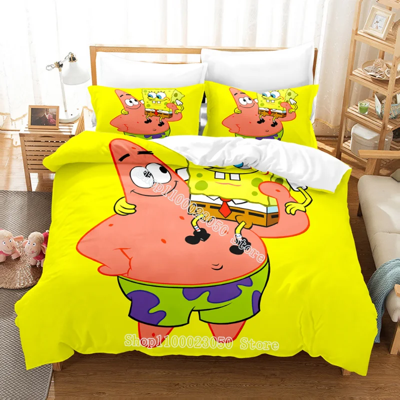 Spongebob Blanket And Pillow