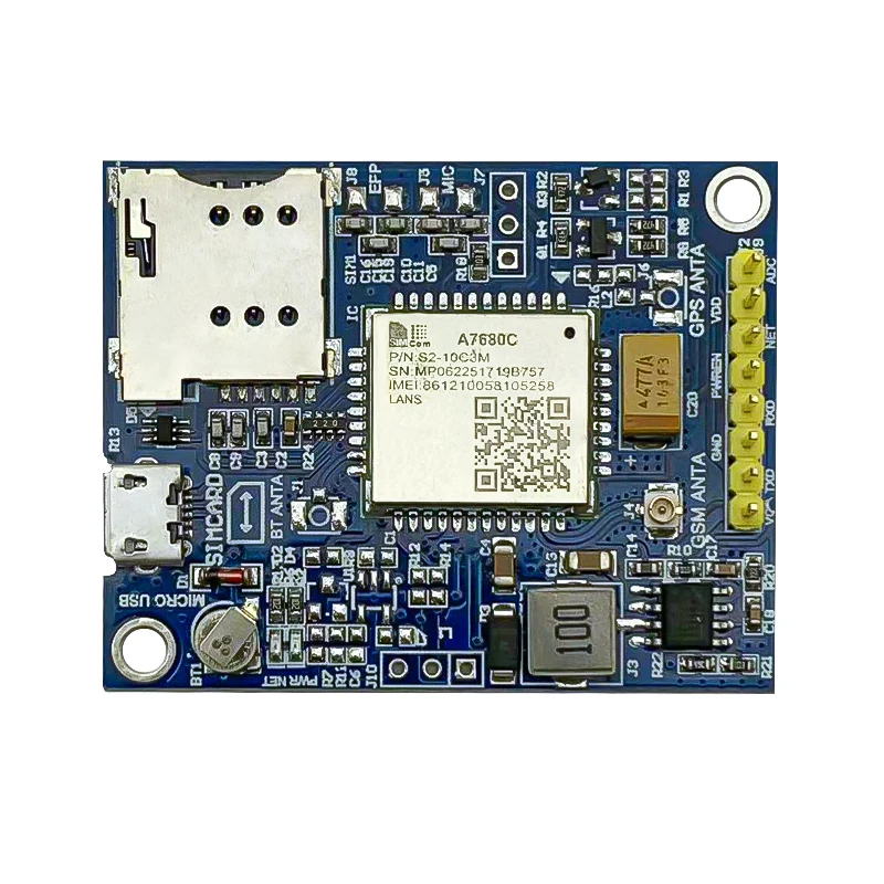 SIMCOM A7680C LTE Cat1 Module Development Board Compatible With SIM800C SIM868 SIM868E 2G LPWA ...