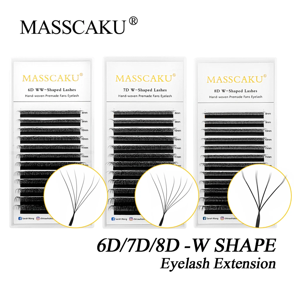 MASSCAKU-W-Shape-Bloom-6D-7D-8D-C-D-Curl-0-07mm-Automatic-Flowering ...