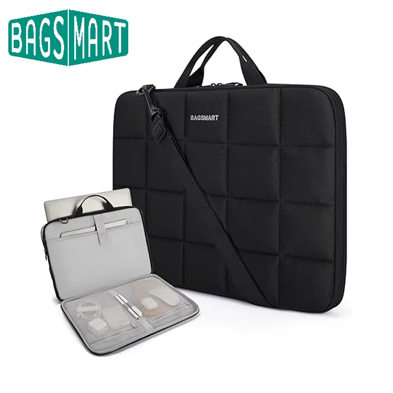 BAGSMART-Laptop-Sleeve-Bag-15-6-Inch-Computer-Briefcase-Shockproof ...