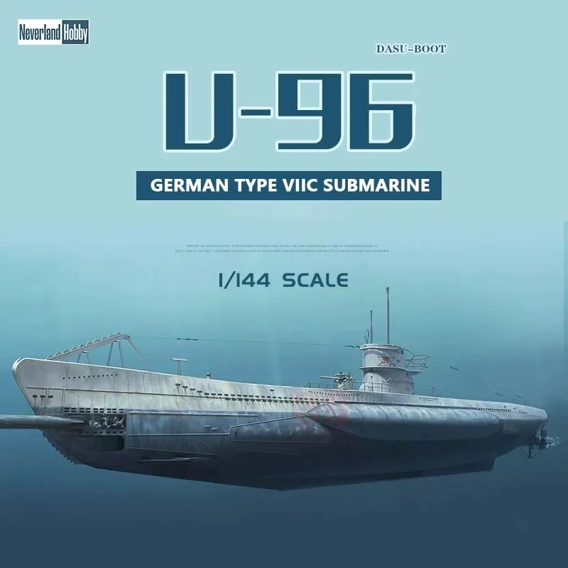 1-144-German-U-96-Submarine-Model-Kit-Realistic-Assembled-Ship-Model ...