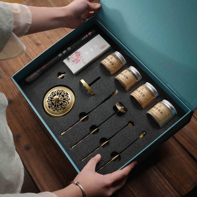 High-end-Fragrance-Seal-Gift-Box-Set-Copper-Seal-Fragrance-Complete ...