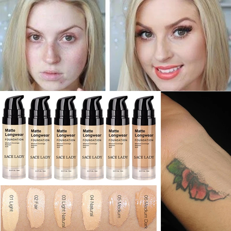 Face-Foundation-BB-Cream-Base-Makeup-Professional-Matte-Finish-Make-Up ...