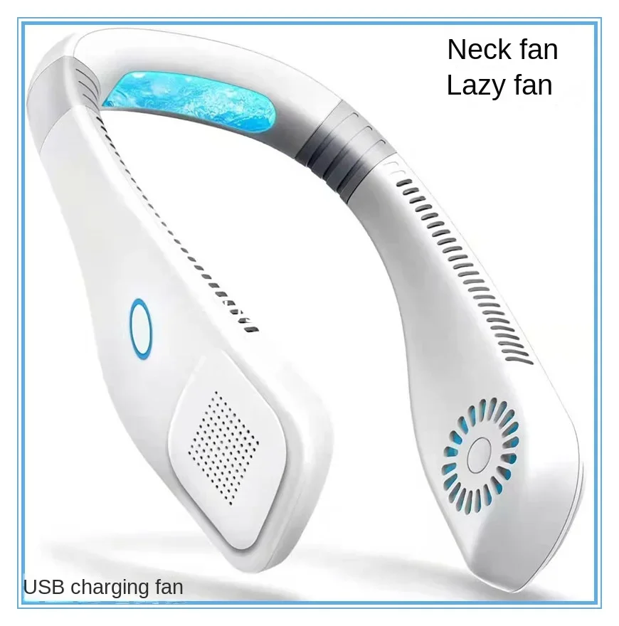 36V-110V-220V-New-silent-USB-rechargeable-fan-hands-free-lazy-neck-fan ...