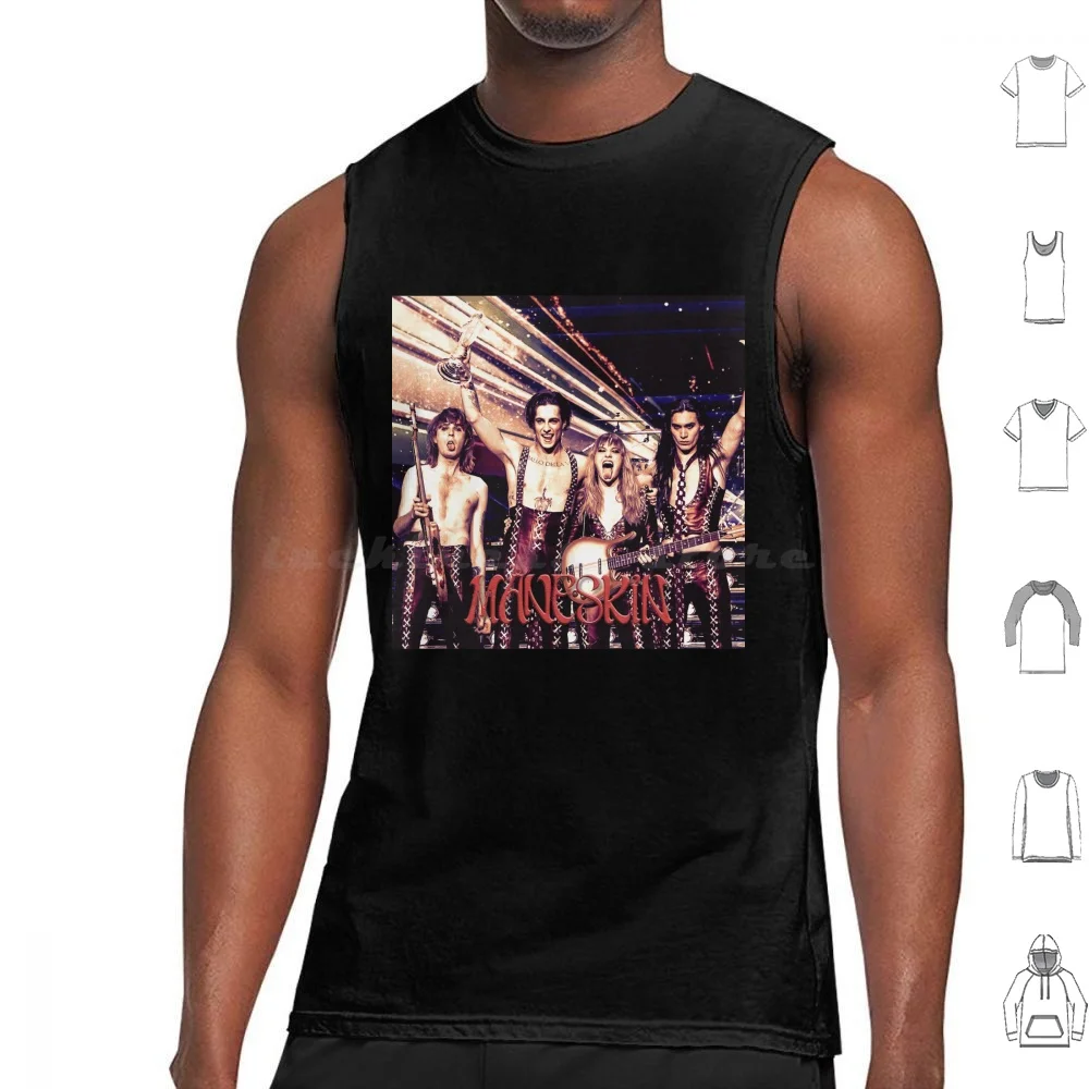 Maneskin-Glamrock-Rock-Band-Tanktops-Weste-rmellose-Maneskin-m-Neskin ...