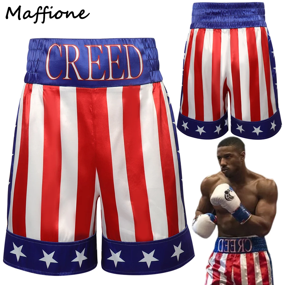 Adonis-Creed-Cosplay-Men-Boxing-Shorts-Costume-Movie-Creed-III-Disguise ...