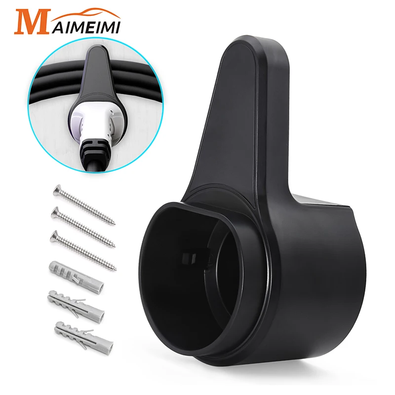 EV Charger Holder Electric Vehicle Charging Cable Protection Wallbox ...