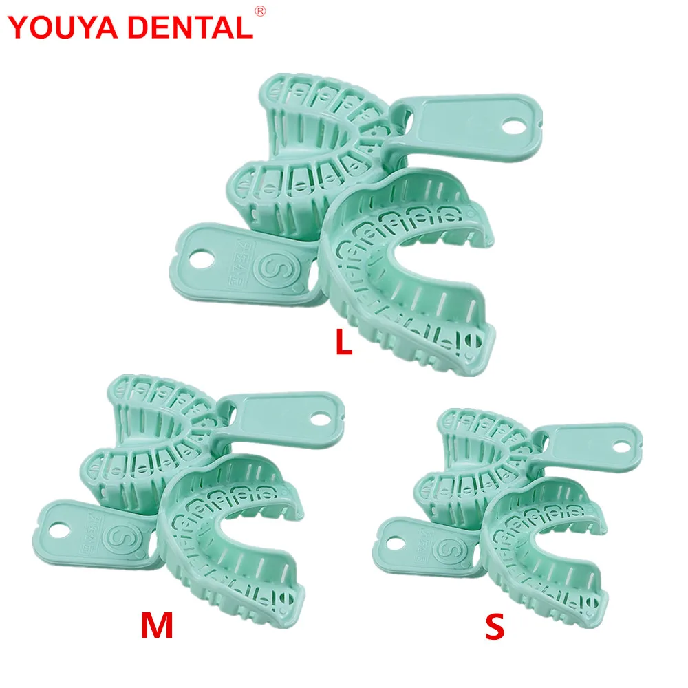 6pcs-Set-Dental-Implant-Impression-Plastic-Tray-Dentistry-Disposable ...