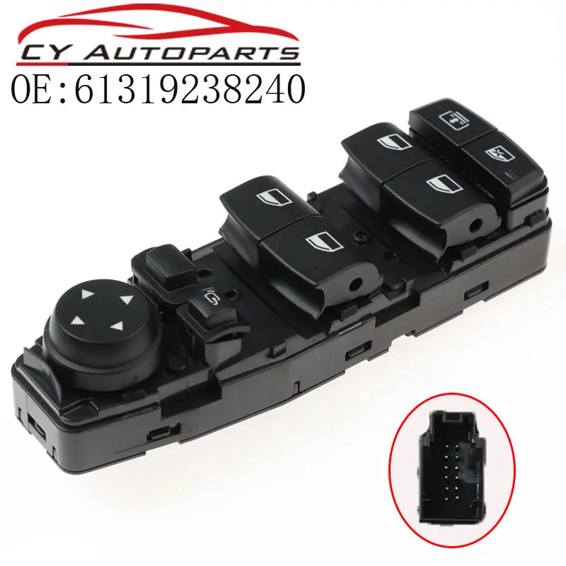 61319238240 9238240 새로운 전원 마스터 제어 창 스위치 BMW F10 F07 F11 F04 61319241915 ...