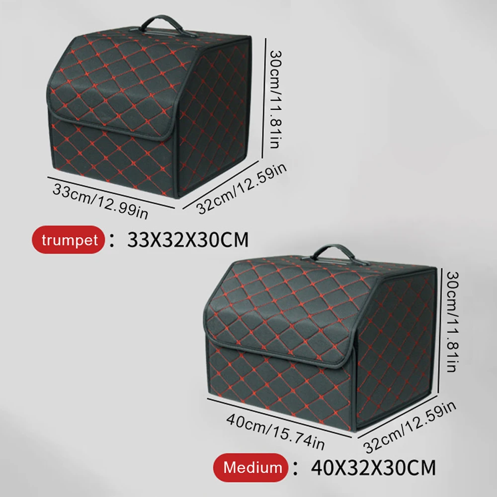 Collapsible-Car-Trunk-Storage-Box-High-Capacity-Organizer-In-The-Car-PU ...