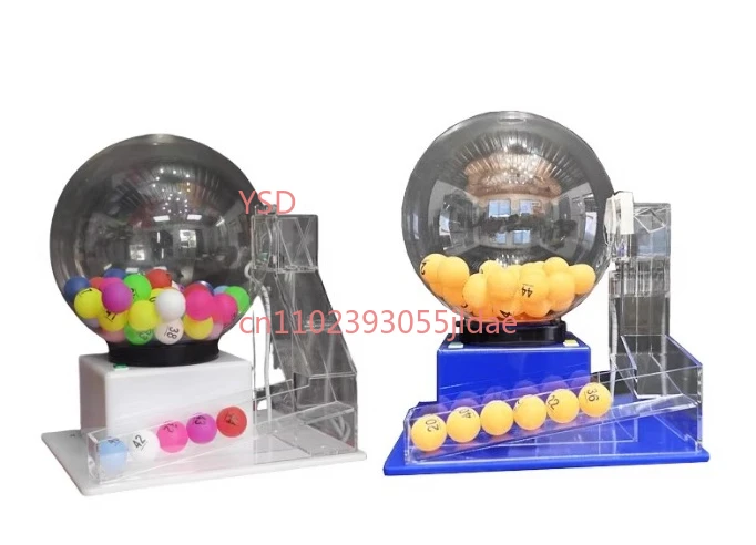 Desktop Automatic Two-color Ball Lottery Machine with 60 Balls for Gift ...