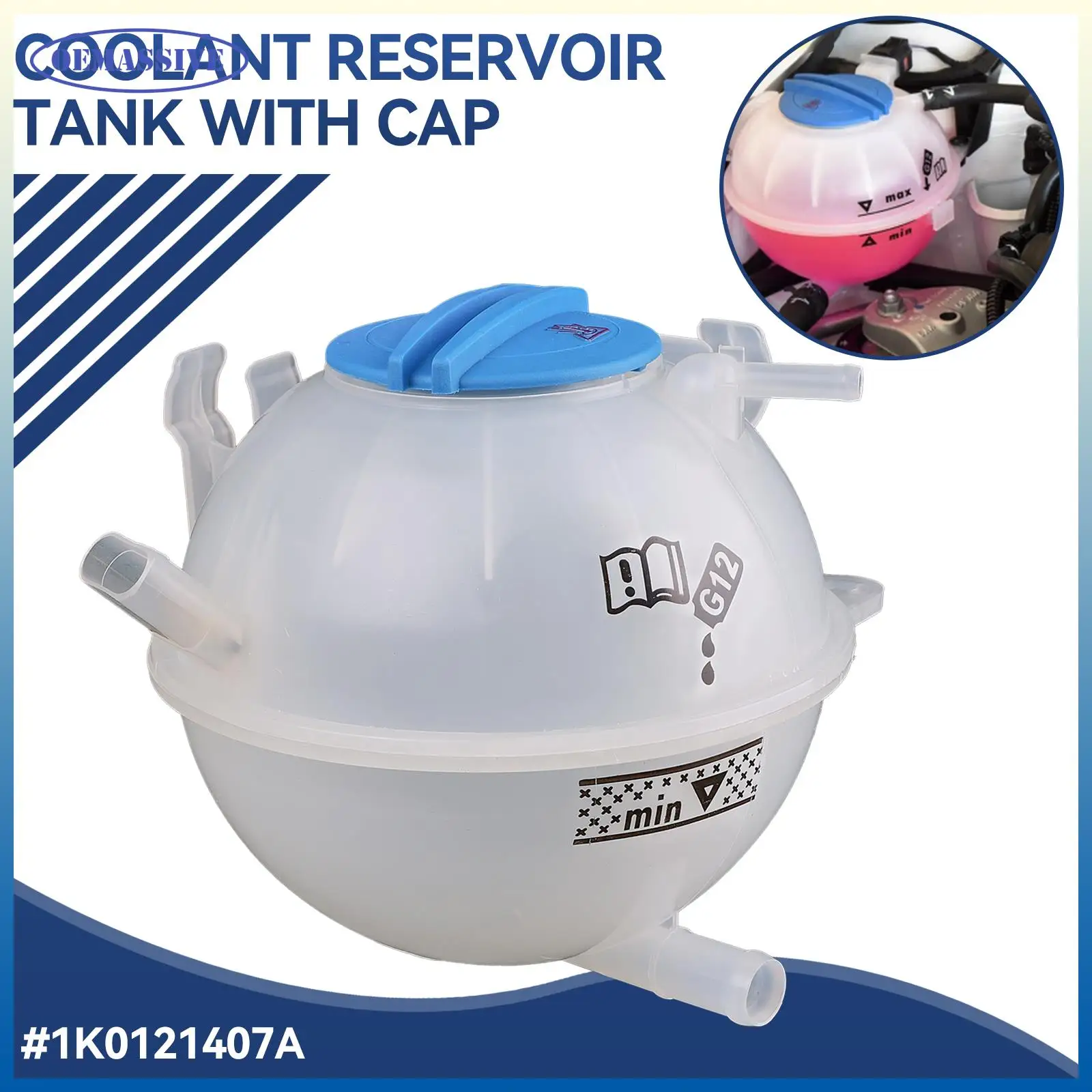 OEMASSIVE-Coolant-Radiator-Reservoir-Expansion-Tank-W-Cap-For-Audi-A3 ...