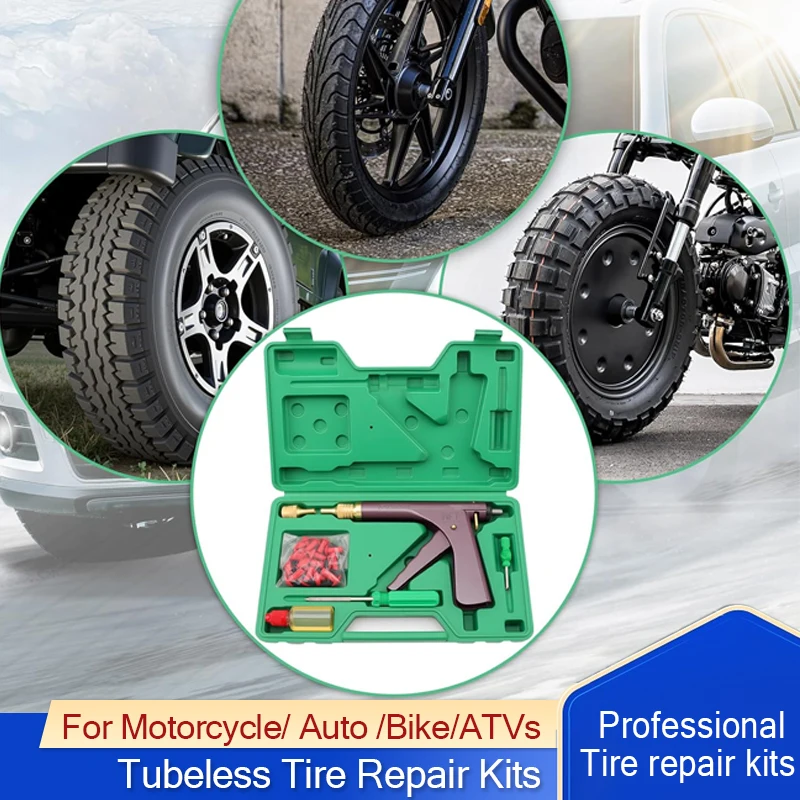 Professional motorcycle tubeless tire repair kits Auto Bike Tire Air ...