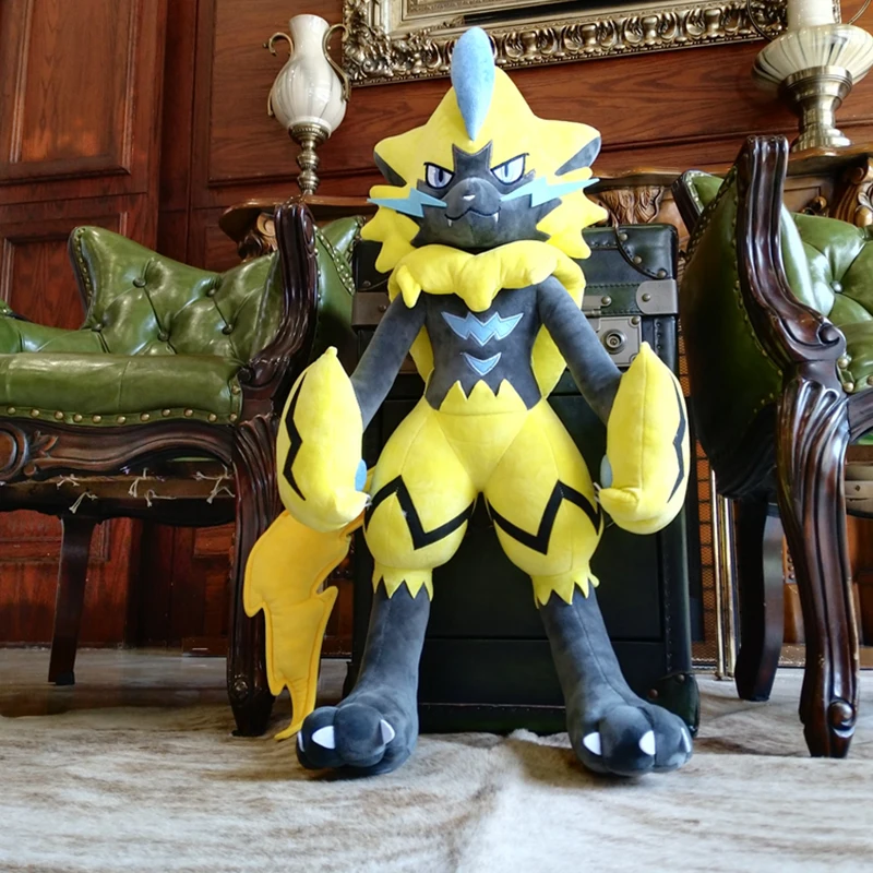 Mainan-Lembut-Besar-Pokemon-75Cm-Boneka-Anime-Zeraora-Ornamen-Pokemon ...
