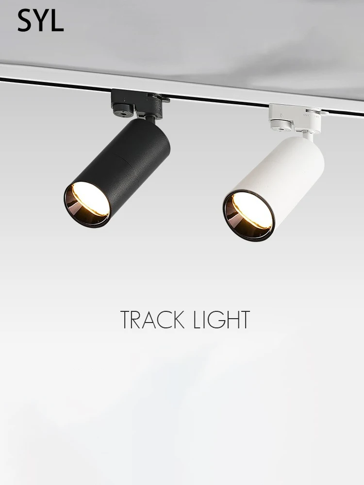 Led-Track-Lamp-Rail-Whole-Set-Spotlights-COB-Spot-Light-Fixture-Ceiling ...