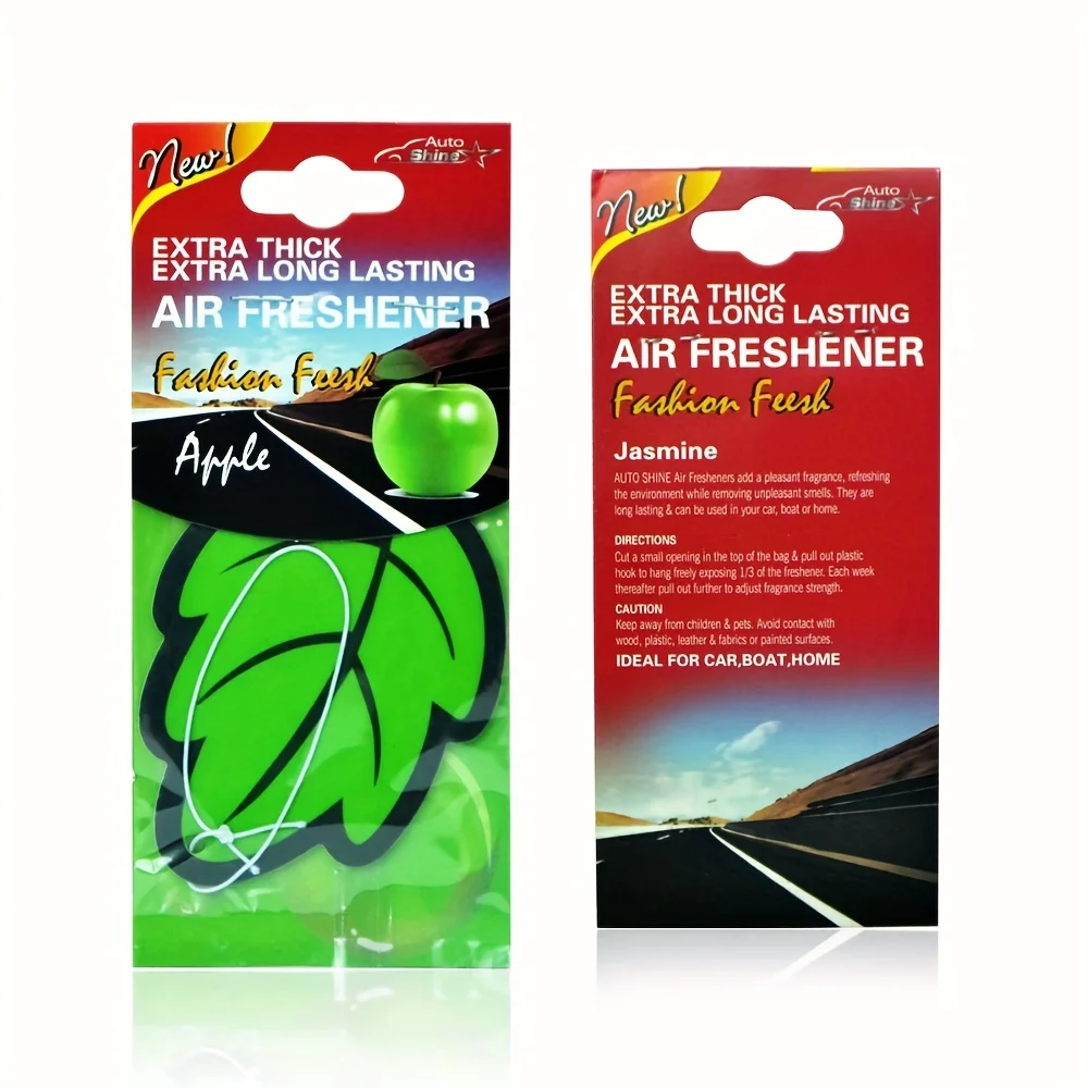 Car-Air-Freshener-Natural-scented-tea-paper-Auto-Hanging-Vanilla ...