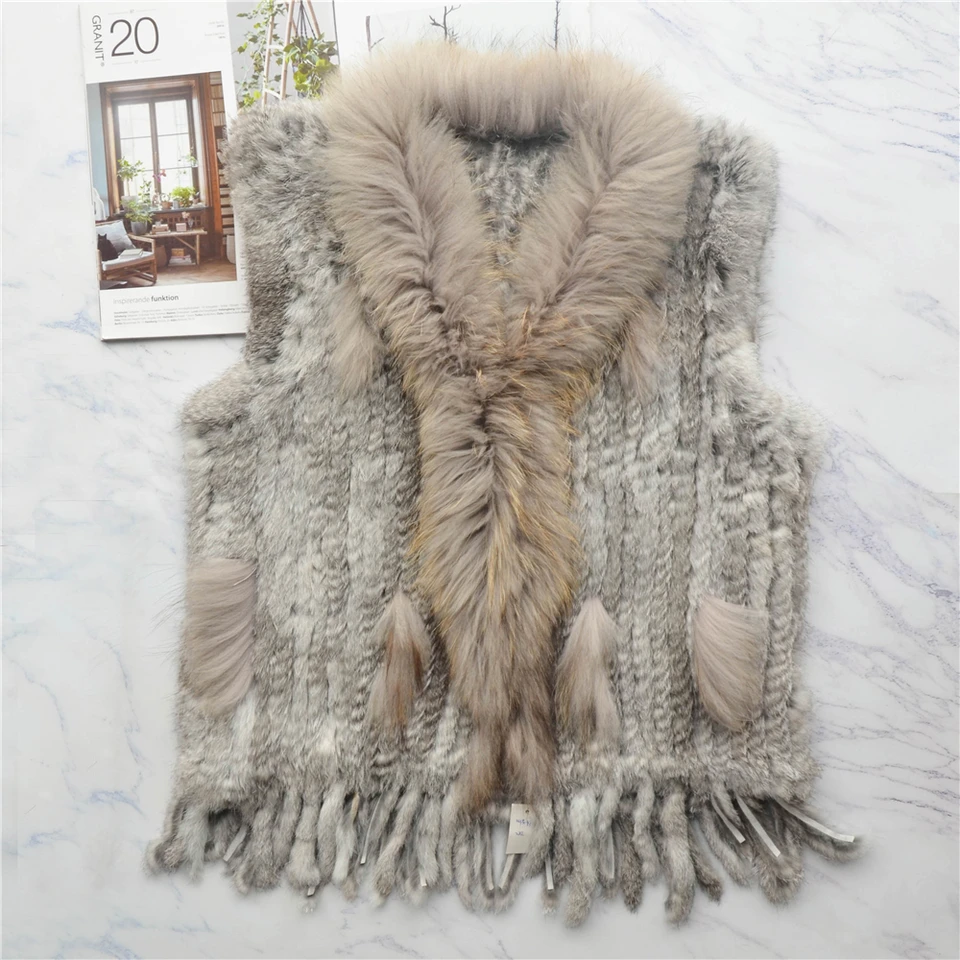 Fur Real 100% Real Fur Vest \"Ria\" - Real Fur Vests For Women - Aria ...