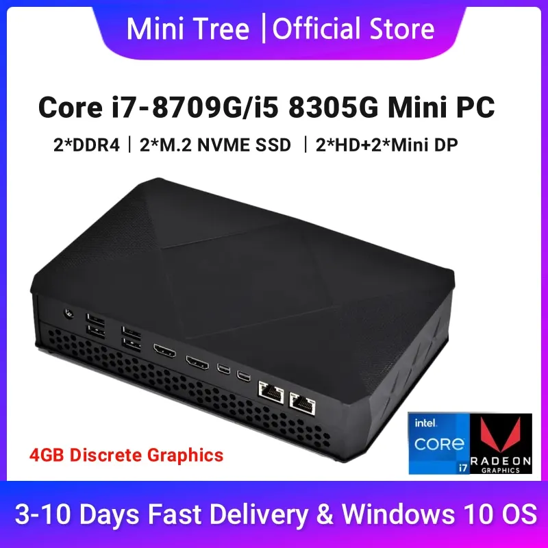 MiniTree-Mini-Gaming-Computer-i7-8709G-8705G-AMD-RX-Vega-M-DDR4-M-2 ...