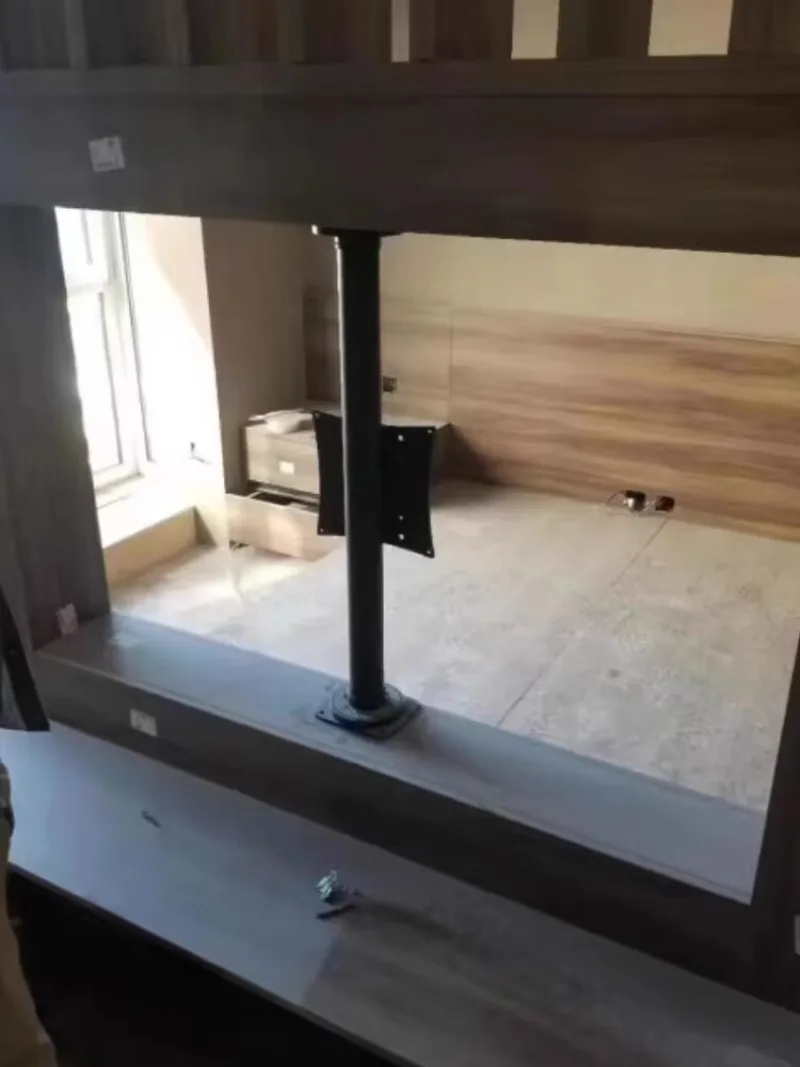 LCD-TV-360-Degree-Rotating-Frame-Partition-Wall-Rotating-Support ...