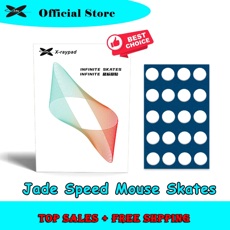 Xraypad-Jade-Speed-Mouse-Skates-Series-X2-sets-X-raypad-PTFE-DIY-Mice ...
