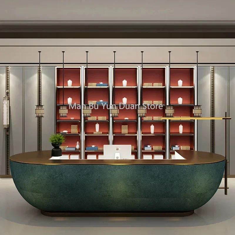 Special-shaped-Service-Desk-Company-Reception-Desk-Bar-Cashier-Counter ...