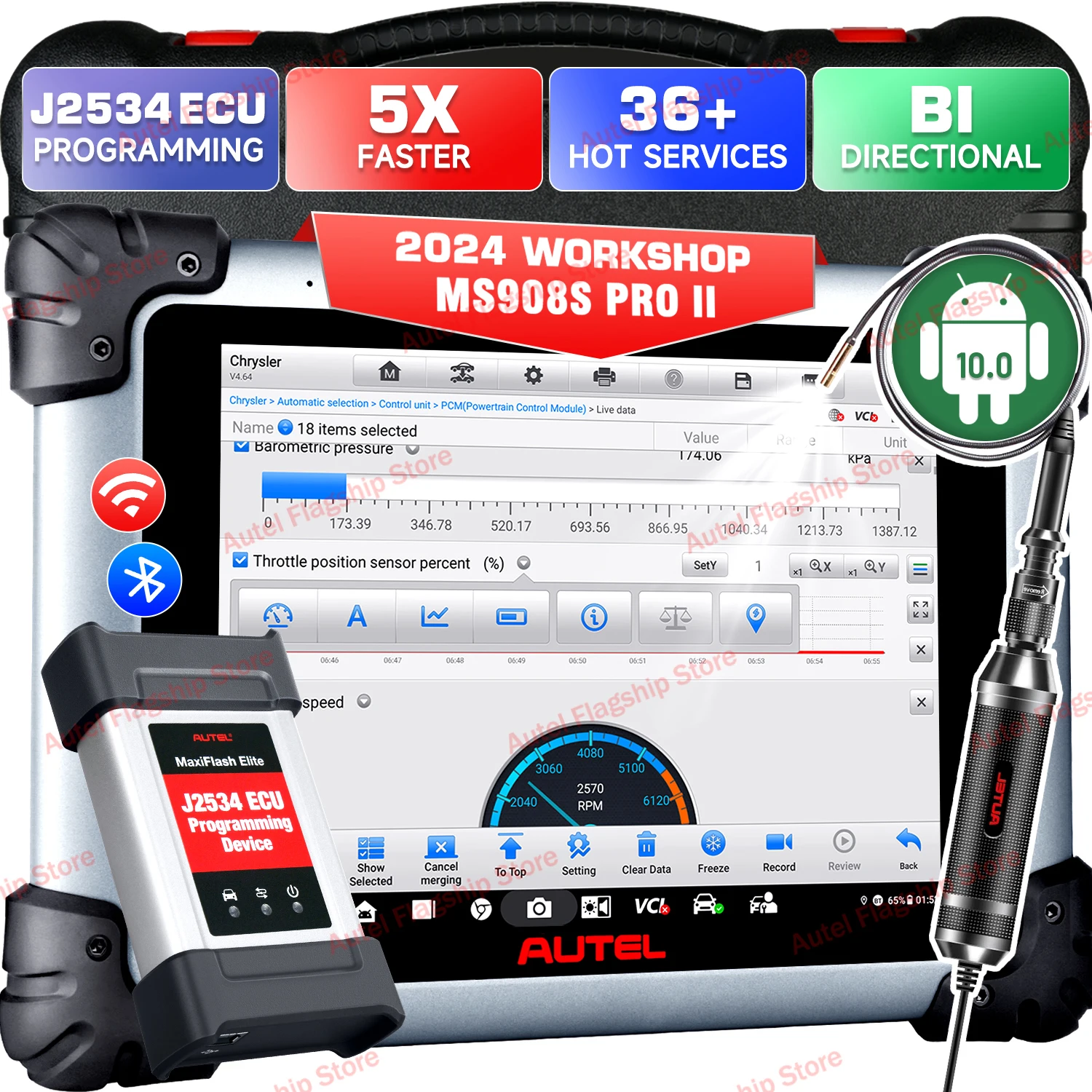 Autel-herramientas-de-diagn-stico-MaxiSys-MS908S-Pro-II-para-coche-esc ...