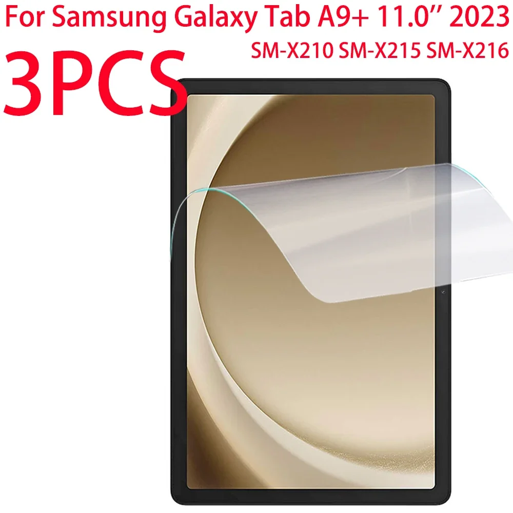 3PCS PE PET Soft Film Screen Protector For Samsung Galaxy Tab А9+ Plus ...