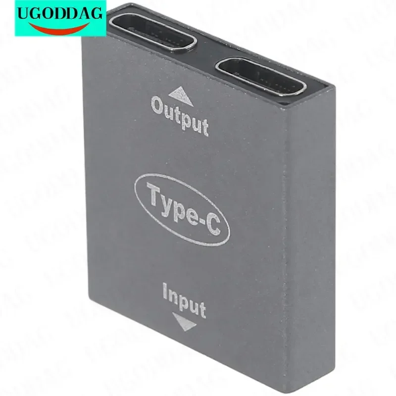 USB-C-Female-to-Dual-Female-Splitter-Hub-Convter-Adapter-Type-C-Coupler ...