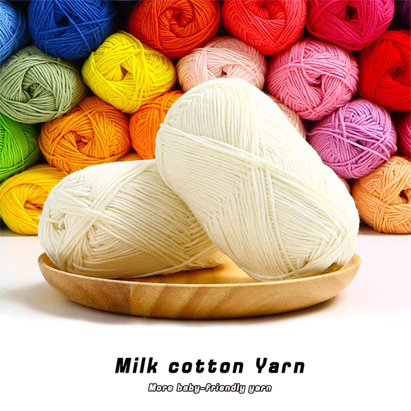 100-milk-cotton-wool-for-knitting-cotton-yarns-for-knitting-and-crochet ...