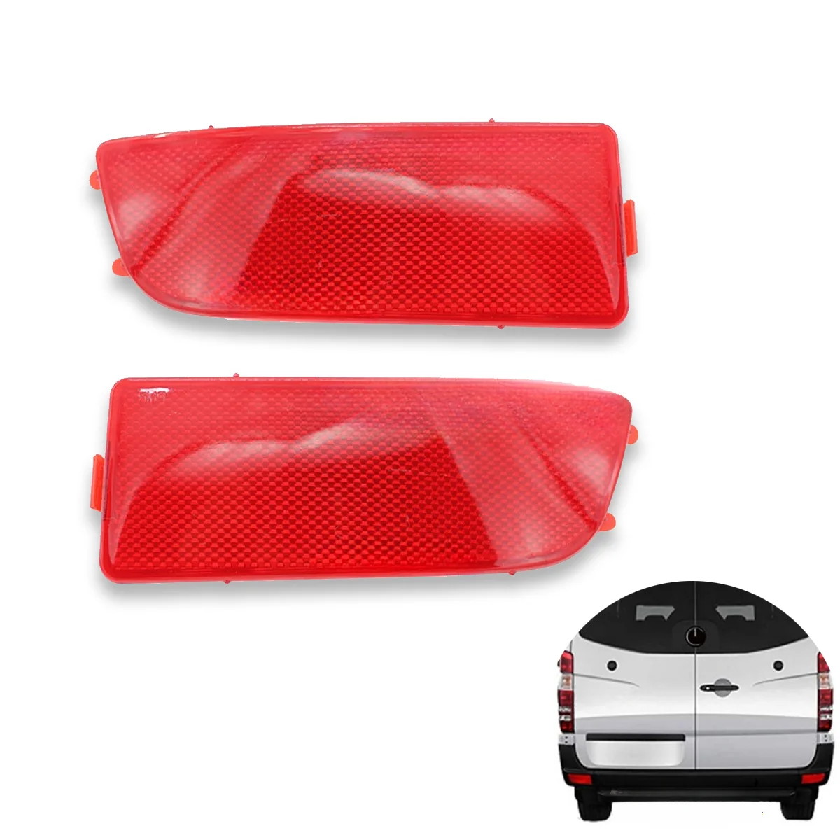 Rear-Bumper-Red-Reflector-for-Mercedes-Sprinter-Volkswagen-Crafter-VOE ...