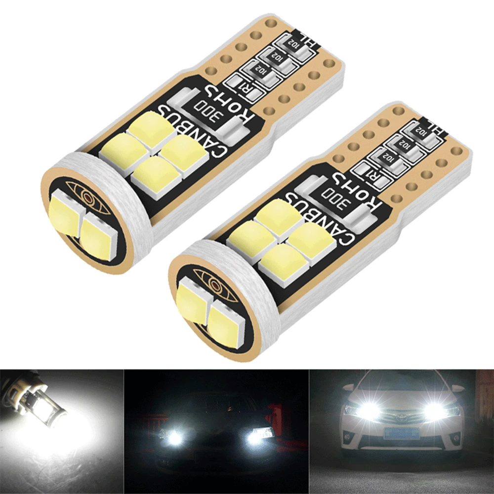 2pcs-W5W-LED-CANBUS-T10-LED-BULBS-Signal-light-Tail-lights-braking ...