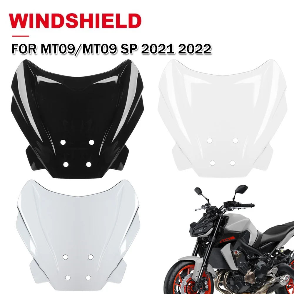 Windshield-Windscreen-Motorcycle-Wind-Screen-With-Bracket-Deflectors ...