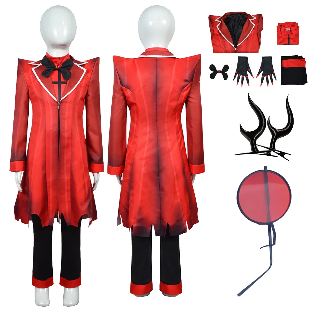 Disfraz-de-Cosplay-de-Alastor-para-ni-os-y-adultos-uniforme-abrigo ...