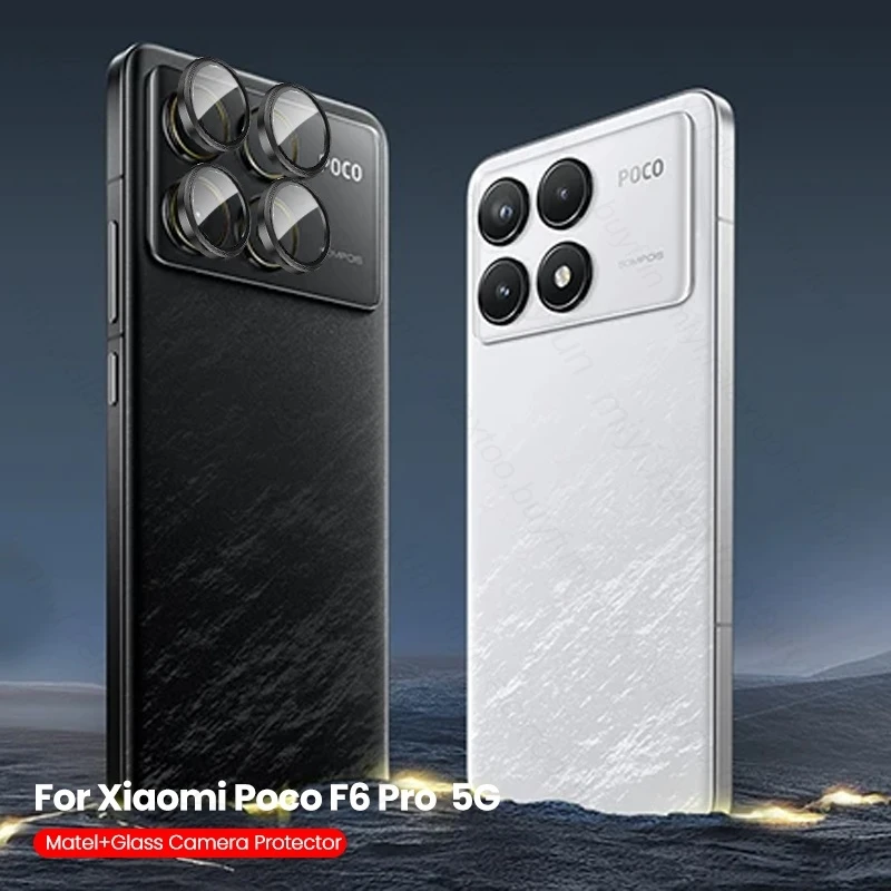 For-Xiaomi-Poco-F6-Pro-5G-Case-9D-Tempered-Glass-Camera-Protectors ...