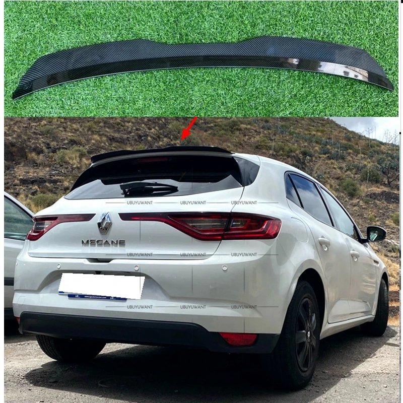 UBUYUWANT Rear Roof Lip Spoiler For Renault Megane 4 IV GT Sport Tourer ...