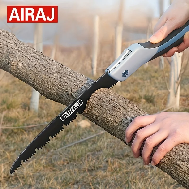 AIRAJ Folding Saw Woodworking Folding hacksaw Multifunction Cutting Wood Sharp Camping Garden ...