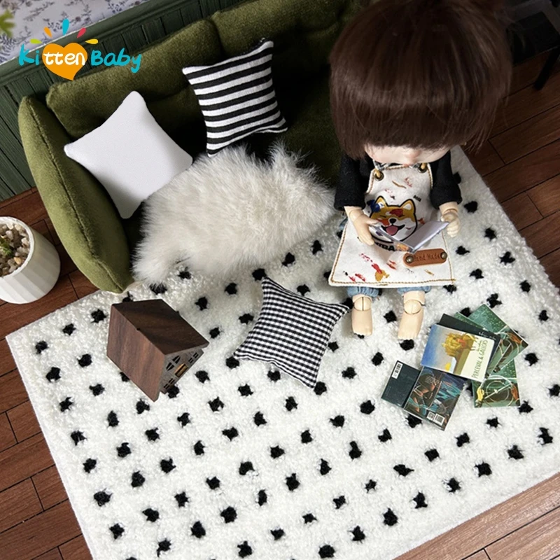 1-6-1-12-Doll-House-Model-Furniture-Accessories-Plush-Carpet-Large ...