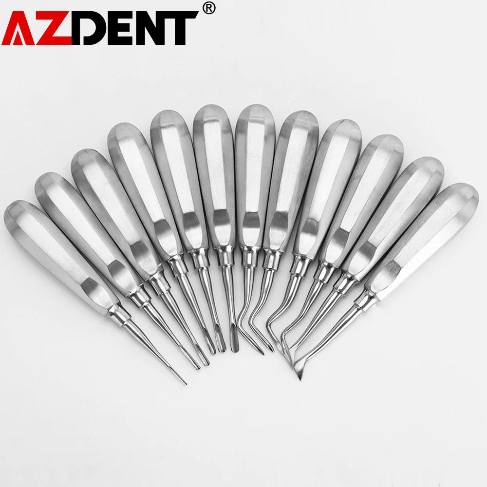 12pcs/Pack Dental Stainless Elevator Minimally Invasive Tools Loosening ...