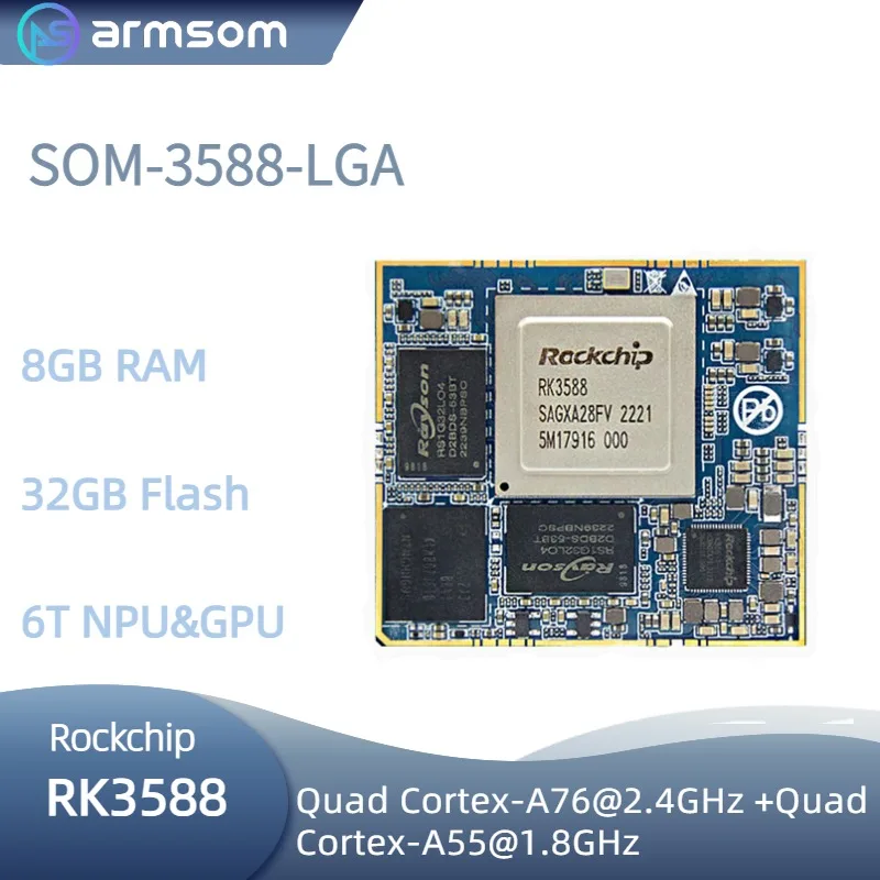 ArmSoM-SOM-3588-LGA-core-board-RK3588-8k-6T-computing-power-support ...