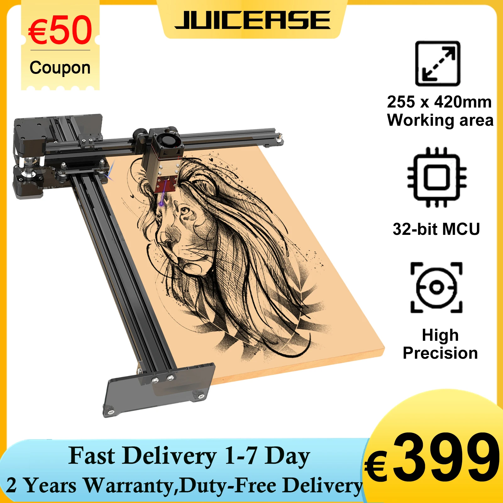 NEJE-3-Plus-A40640-3D-Laser-Engraving-Machine-DIY-Printer-Tools-CNC ...