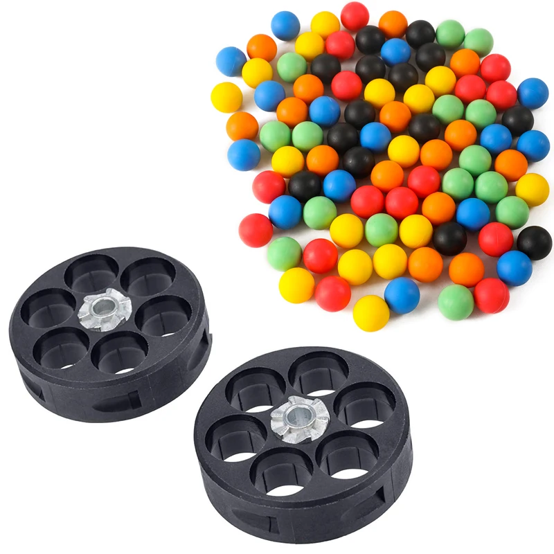 . 50 Cal Paintball 200 Balls New Reusable Training Soft Nylon Balls for ...