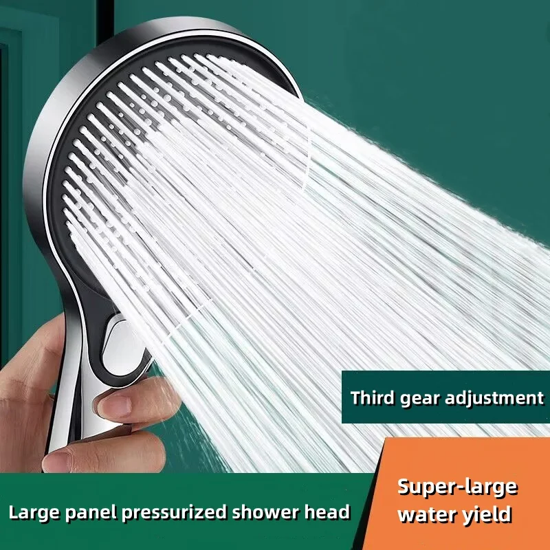 13cm-Large-Area-Three-speed-Pressurized-Shower-Nozzle-Household ...