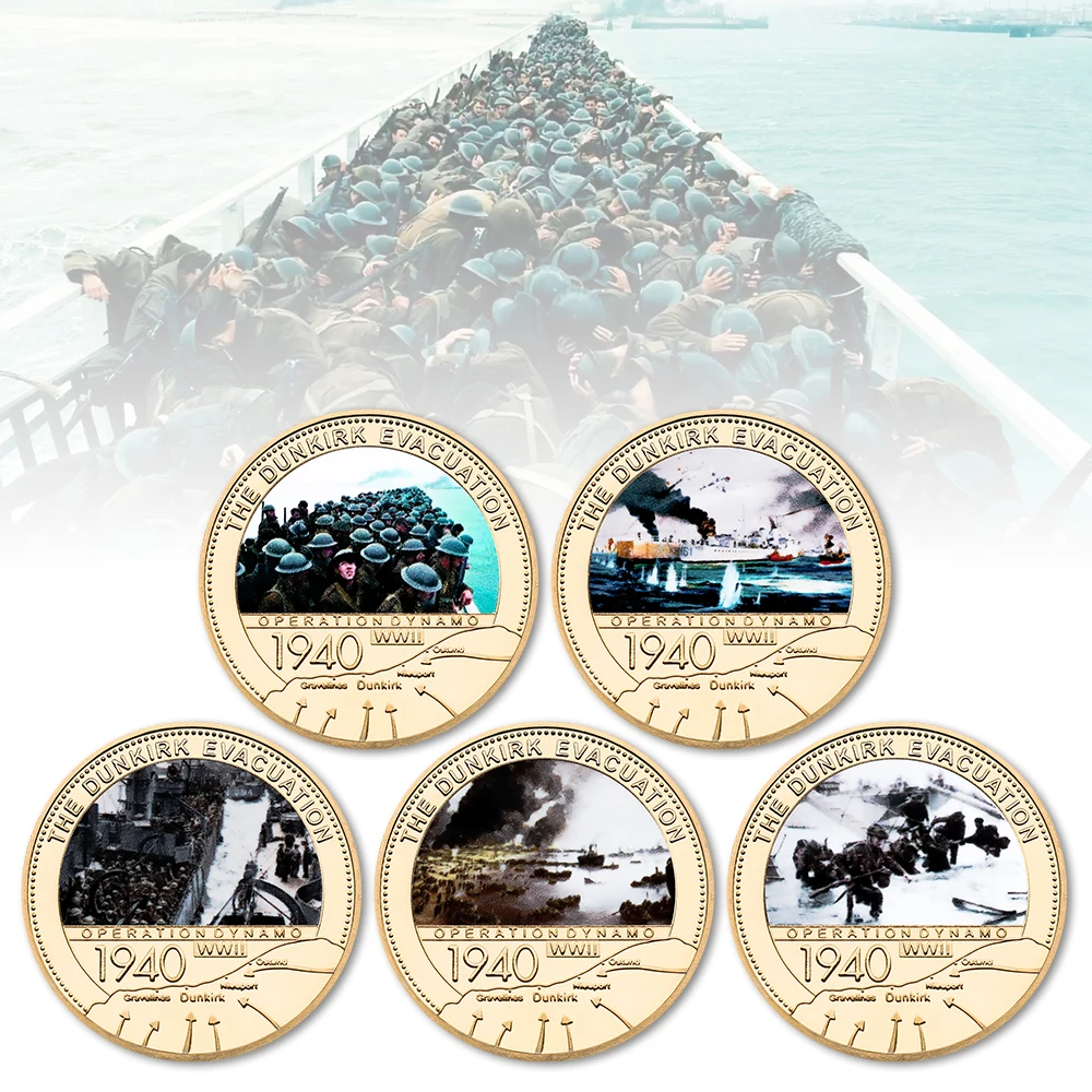 The-Dunkirk-Evacuation-Coin-Set-World-War-II-Operation-Dynamo-Metal ...