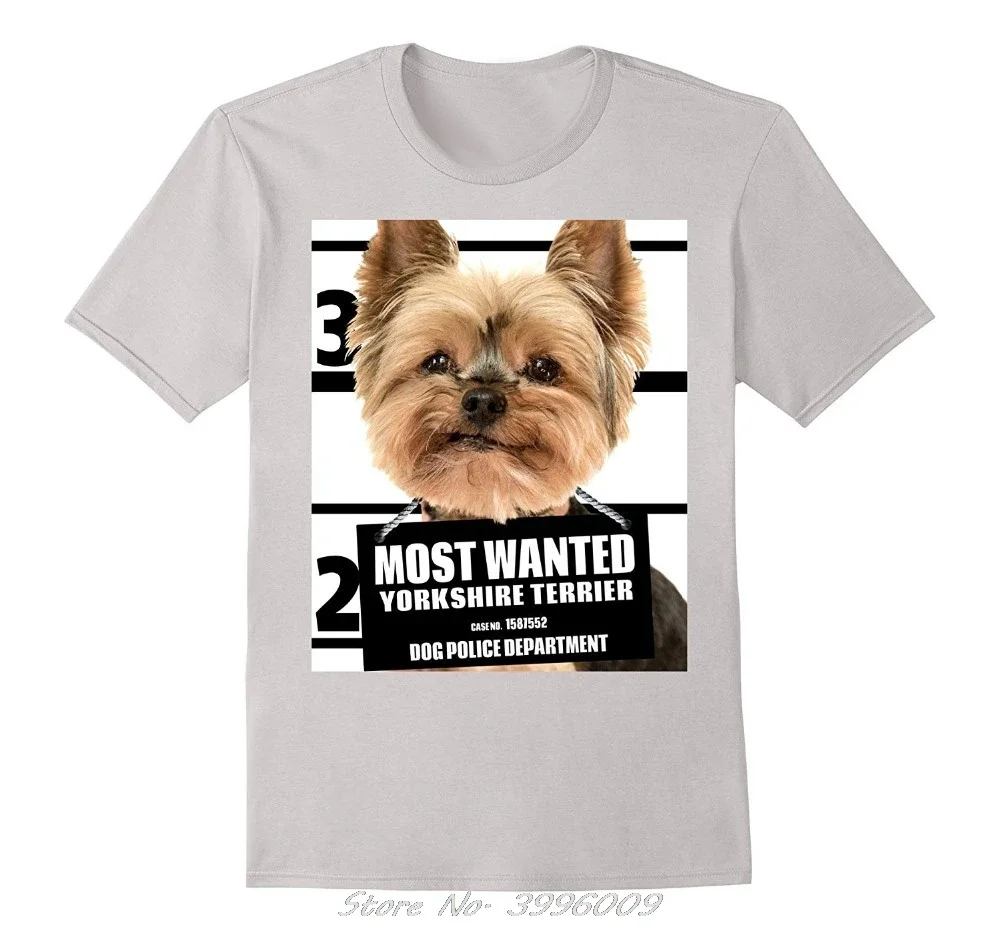 Fashion-Cotton-Slim-Fit-Top-Most-Wanted-Yorkshire-Terrier-T-shirt ...