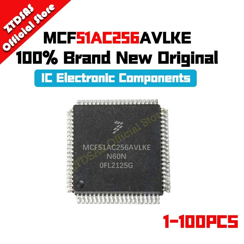 1-100PCS MCF51AC256AVLKE MCF51AC256AV MCF51AC256A MCF51AC256 MCF51AC ...
