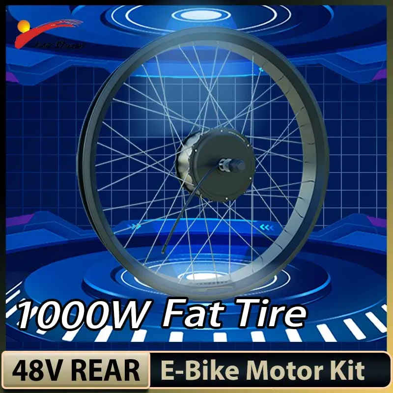 1000W-Electric-Bike-Fat-Motor-Wheel-Freewheel-Brushless-Gearless-Motor ...