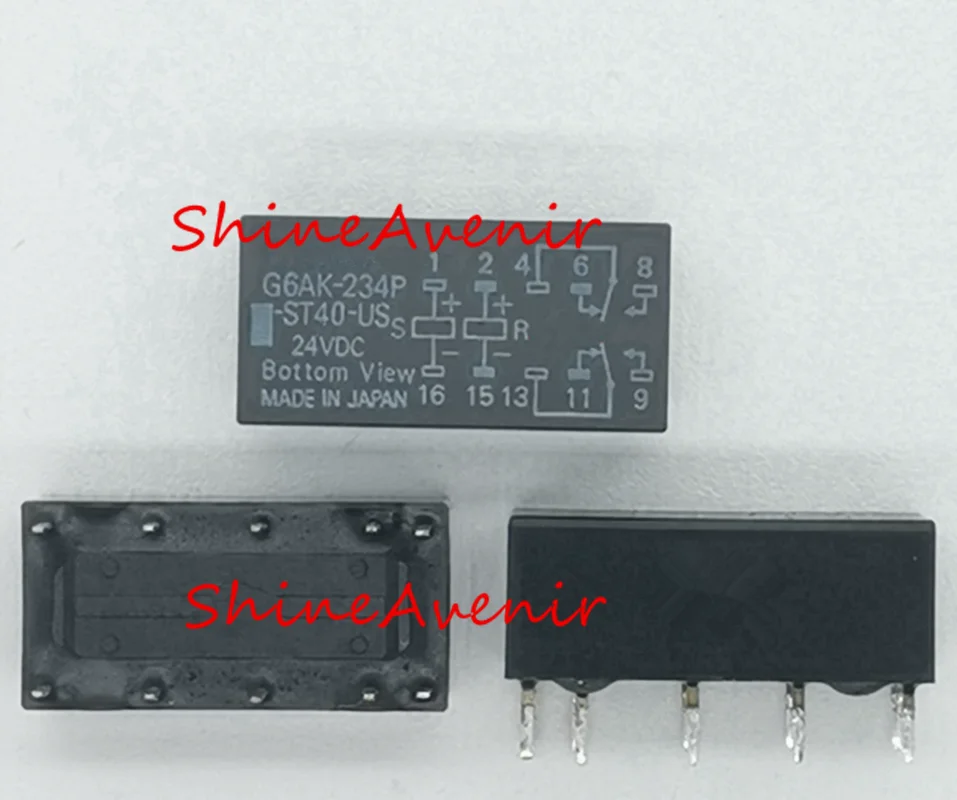 15pcs G6AK-234P-ST40-US-24V V23086-C2001-A403 V23026-D1021-B201-5V HB1-24V GP-212 HE721A1200 100 ...