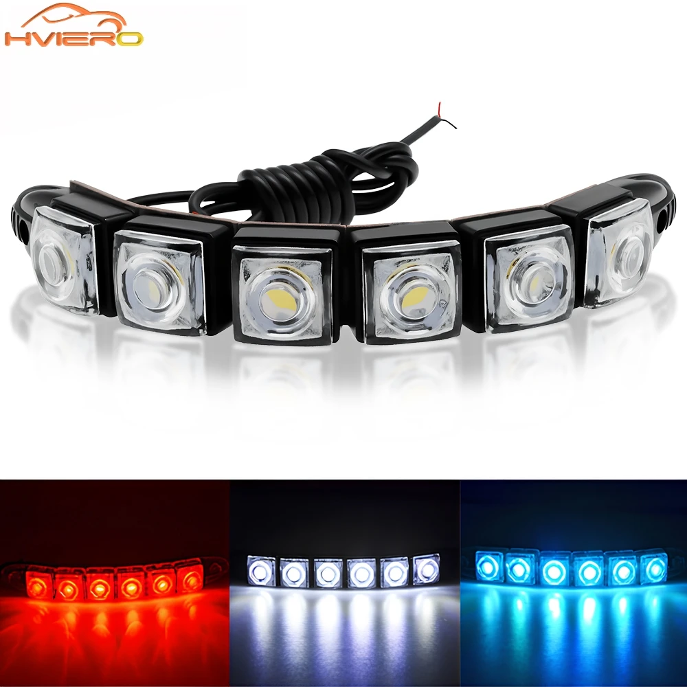 1PCS Waterproof Multi Colors DRL Light Cars Autos Decorative Flexible ...