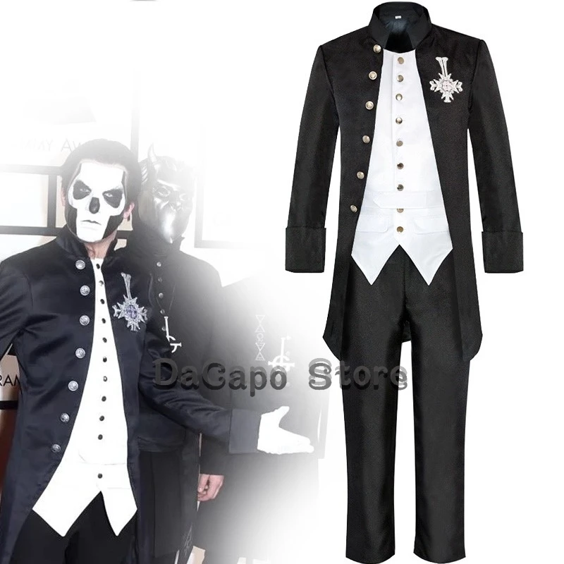 Papa Emeritus Terzo Same Style Clothes Cosplay Band Fans Ghost Papa ...